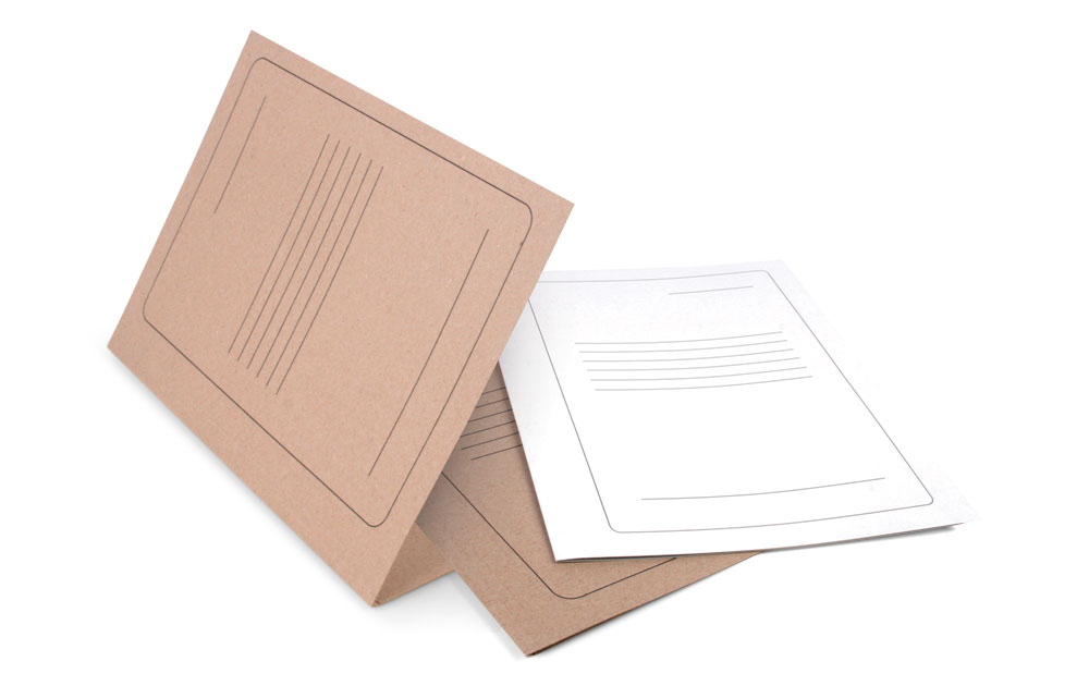 Cardboard Report File A4 White Forpus Cardboard Report File A4 White Forpus